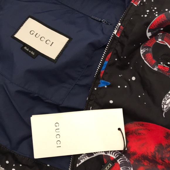 Gucci | Jackets & Coats | Gucci Space Snake Windbreaker | Poshmark